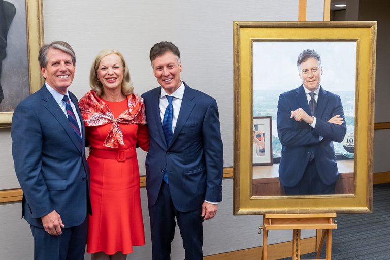 Brigham Leaders Unveil New Portrait to Honor Sperling - Brigham Bulletin