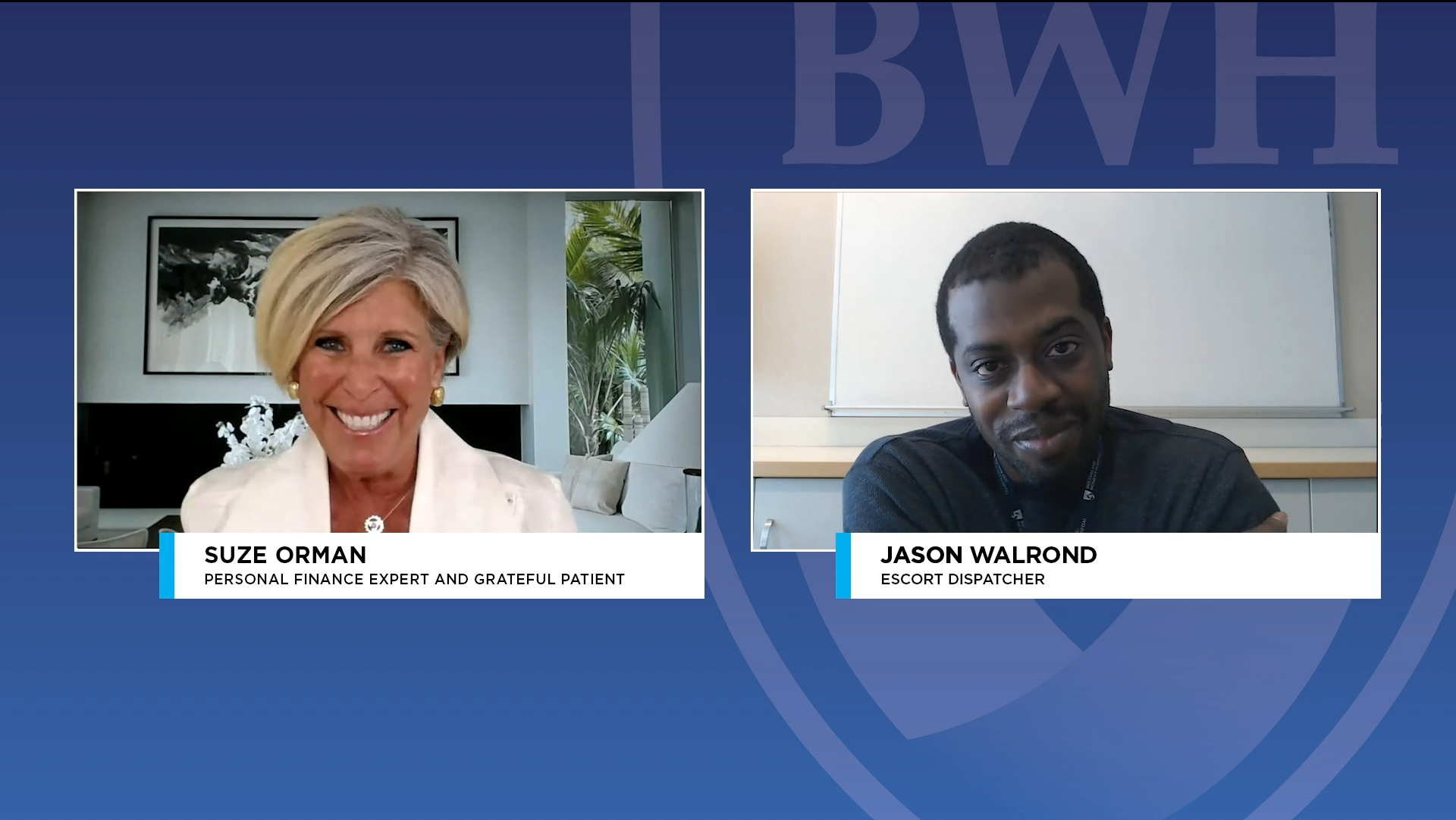 Right on the Money: Grateful Patient and Financial Expert Suze Orman ...